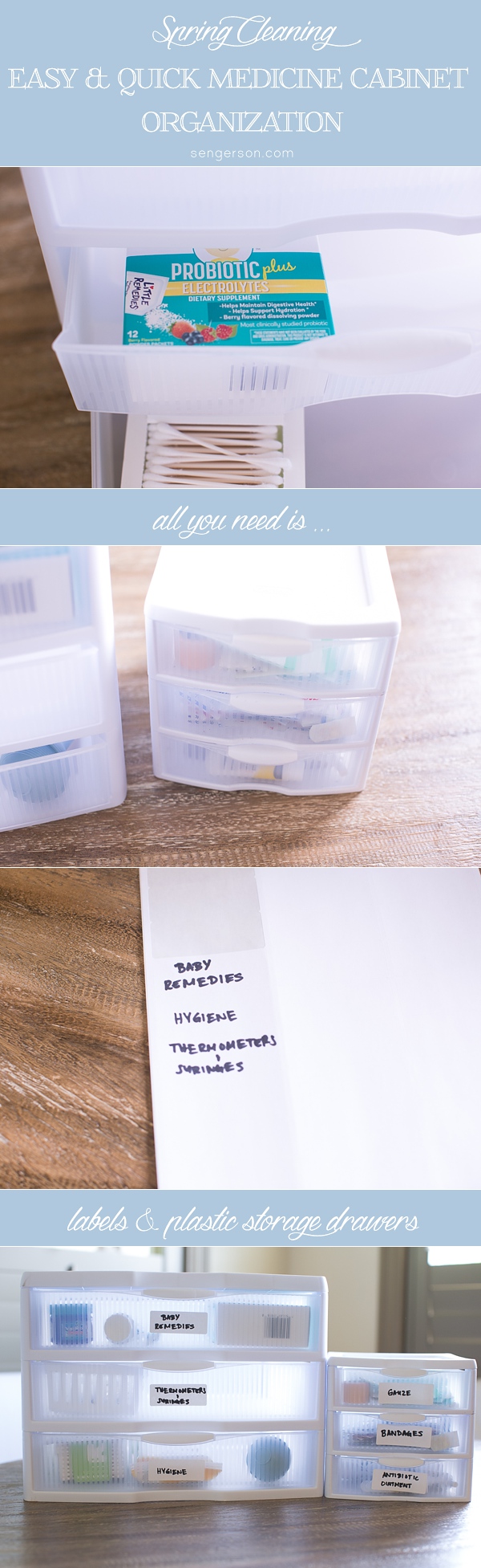 Get Organized Now: A Quick and Easy Medicine Organization Idea