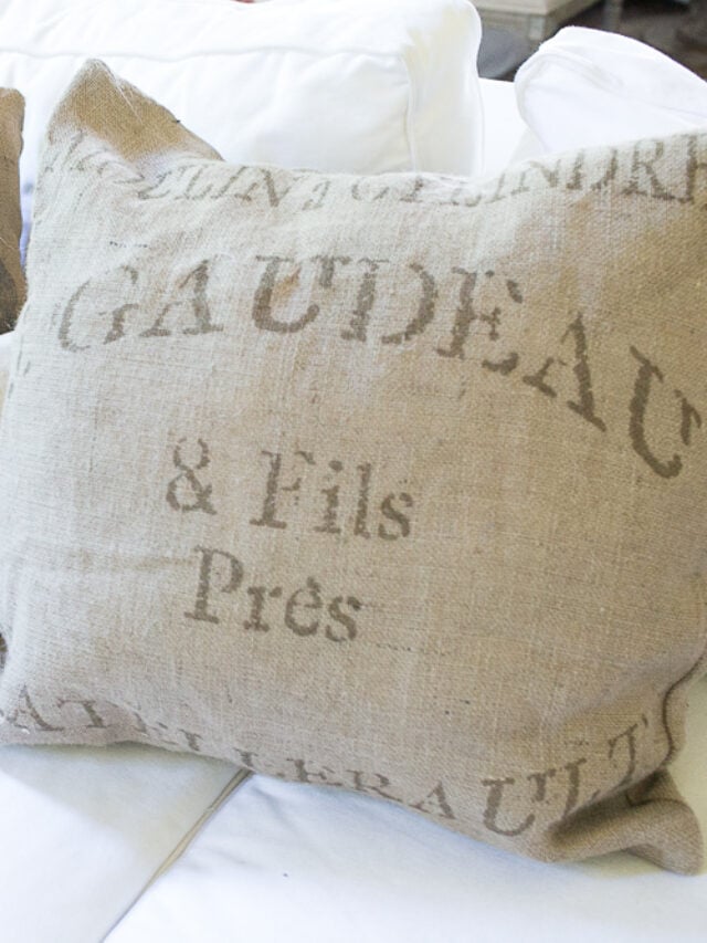 Choosing the Best Fabric for Grain Sack Pillows - Home DIY, Design, and ...