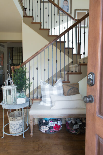 Welcoming and Functional Family Friendly Entryway & Foyer