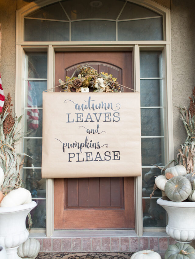 Farmhouse Style Kraft Paper Scroll Tutorial - Home DIY, Design, and ...