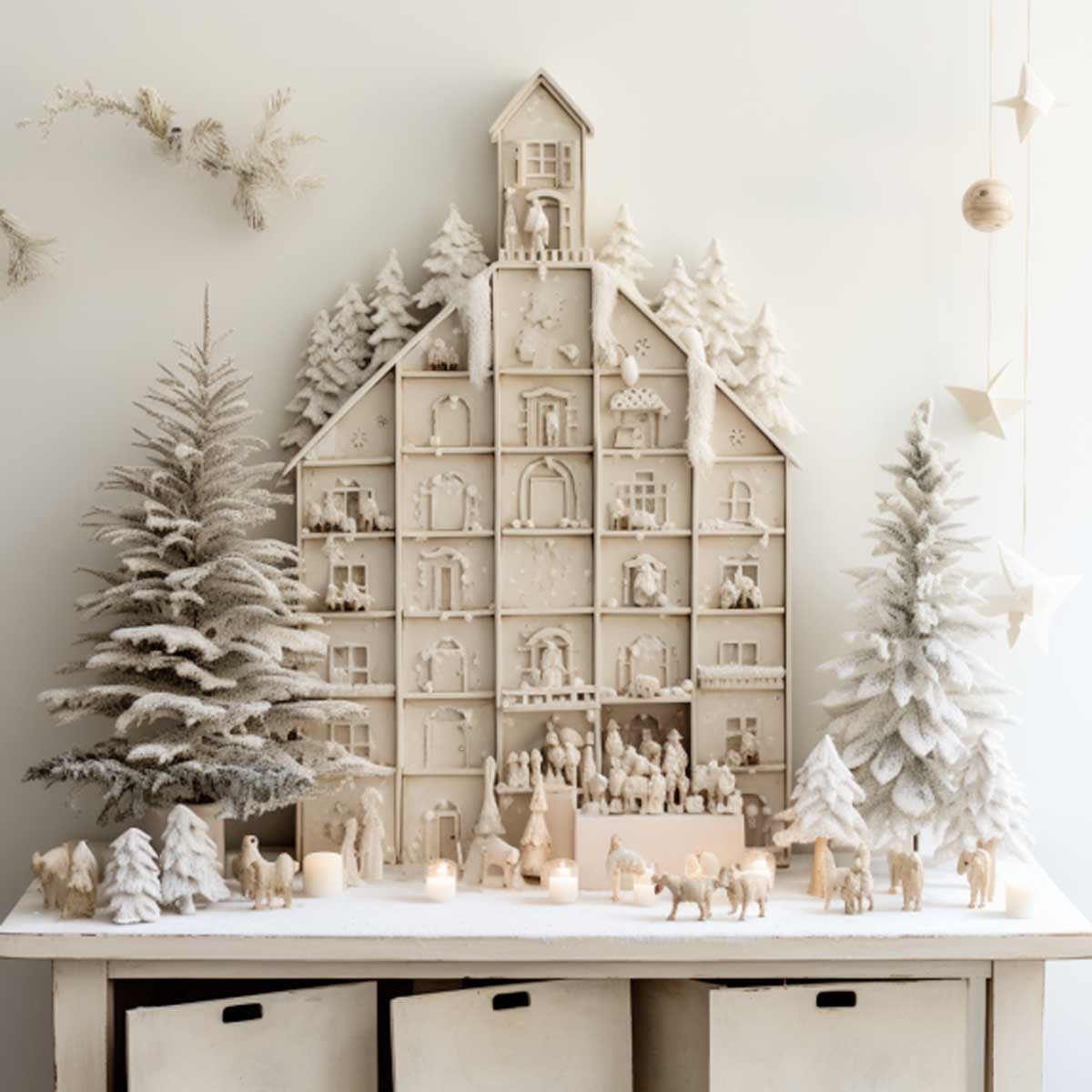 Farmhouse Style Advent Calendars