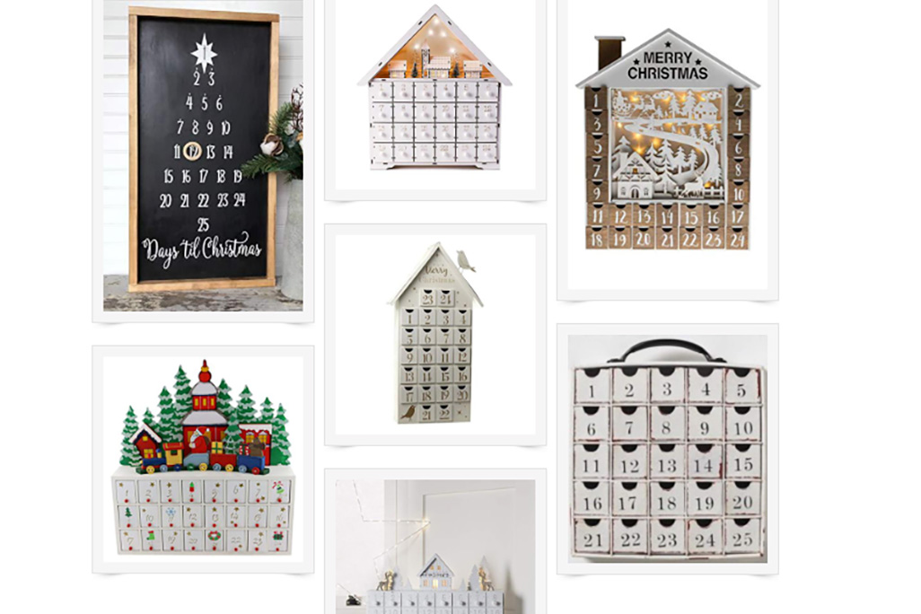 Farmhouse Style Advent Calendars