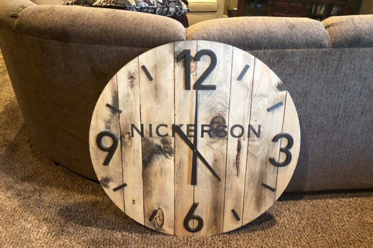 How to Make a DIY Wall Clock in 8 Easy Steps