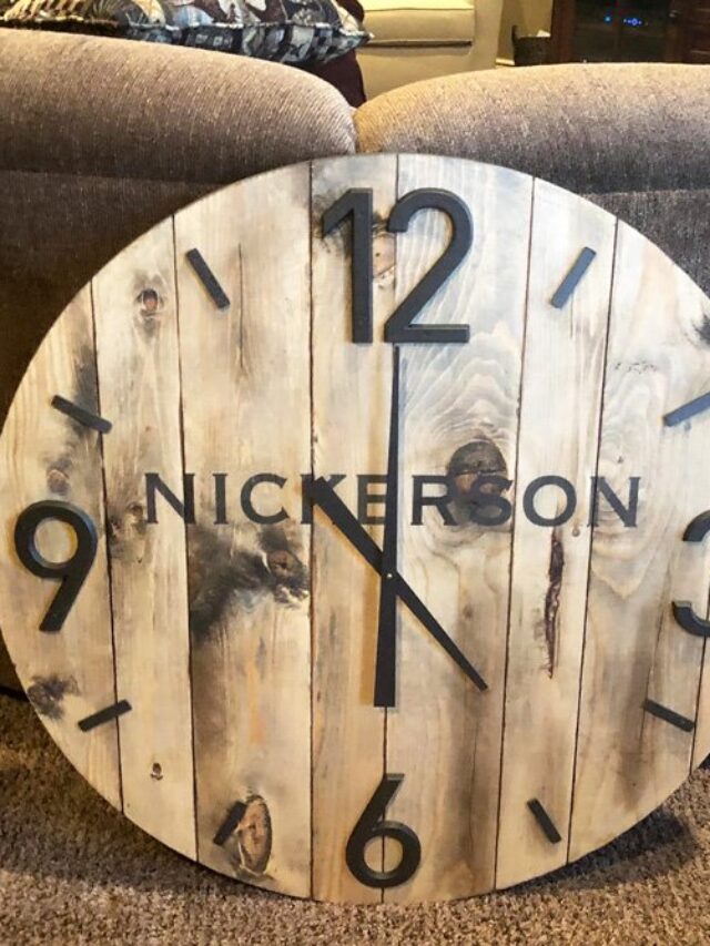 DIY Wooden Wall Clock - Home DIY, Design, and Organization for Families ...