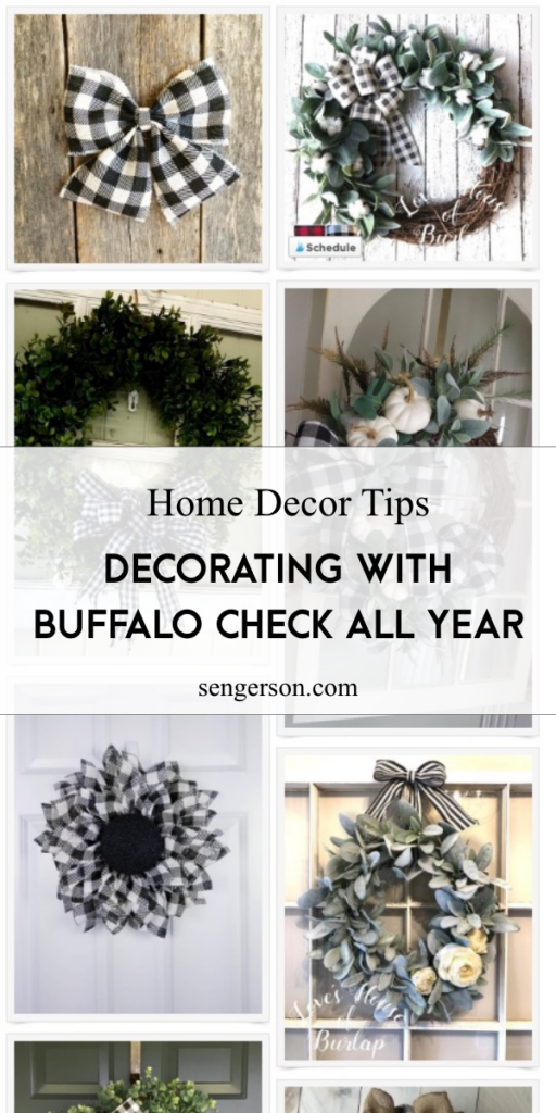 Cozy Buffalo Check Decor All Year Round (Not Just Christmas)
