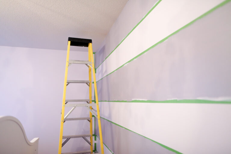 How to Paint Stripes on Walls (like a professional with step by step ...