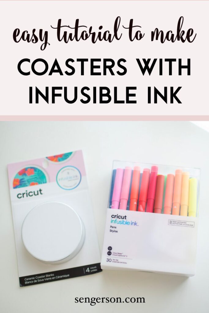 Simple Guide to Making Cricut Infusible Ink Coasters