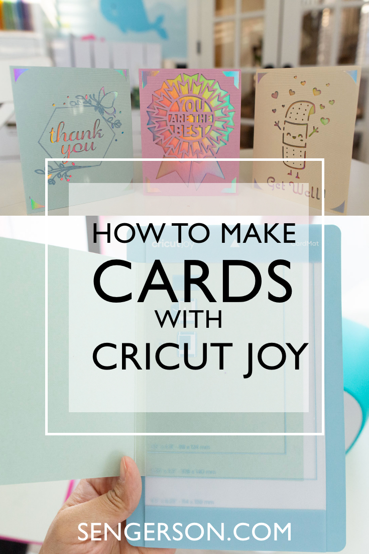 How To Use Cricut Joy Insert Cards To Make Cards with Pictures 