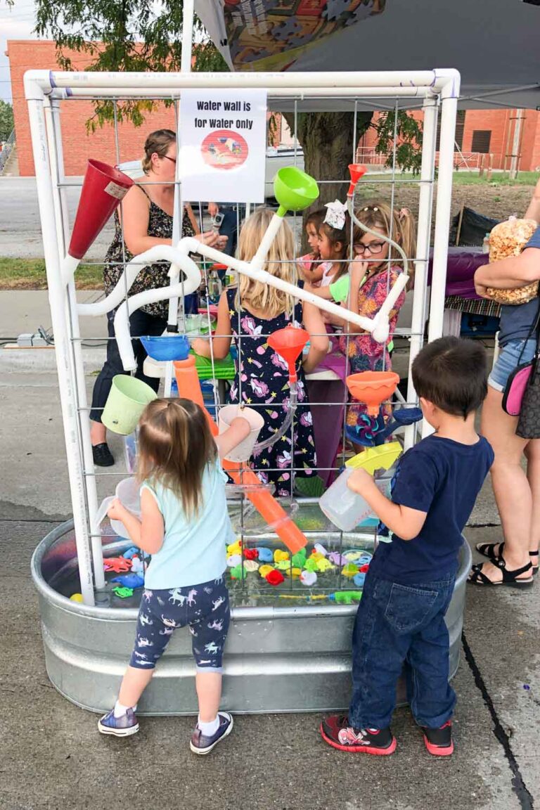 Homemade Sensory Table for Kids Using PVC Pipe
