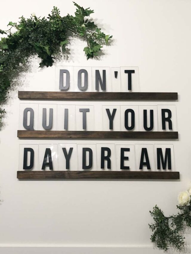 DIY Oversized Letter Board Tutorial - Home DIY, Design, and ...