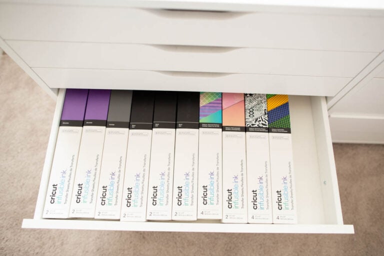 How to Organize Vinyl Scraps (Tips and Tricks)