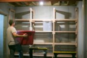 How to Make Basement Storage Shelf - Affordable & Functional