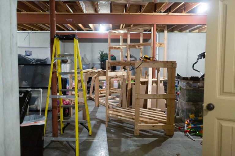 How to Make Basement Storage Shelf - Affordable & Functional