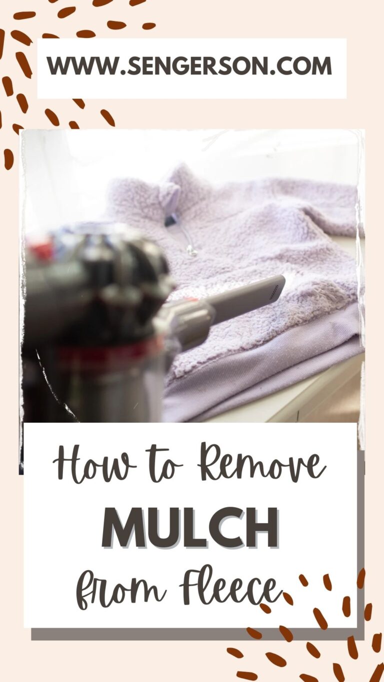 How to Remove Mulch from Fleece - Simple Tips and Tricks