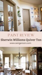 Sherwin Williams Quiver Tan - Honest Review in a Real Home (with Trim)