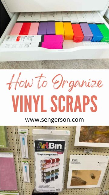 How to Organize Vinyl Scraps (Tips and Tricks)