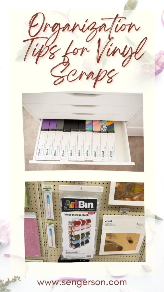 How to Organize Vinyl Scraps (Tips and Tricks)