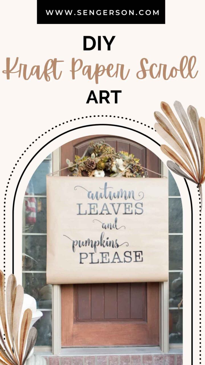 Farmhouse Style Scroll Art DIY