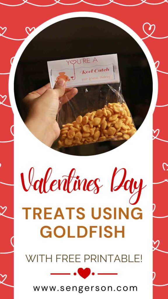 Free Printable Valentine Goldfish Labels