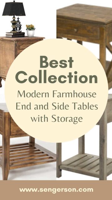 The Best Collection of Side and Endables - Modern Farmhouse Style