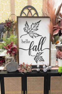 9 Easy Steps to Decorating a Console Table for Fall and Autumn