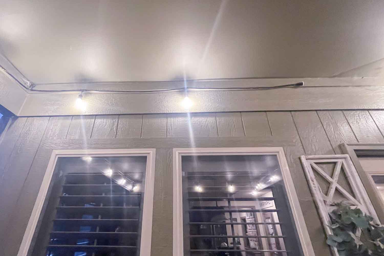 How to Hang String Lights on Covered Patio (Step by Step)