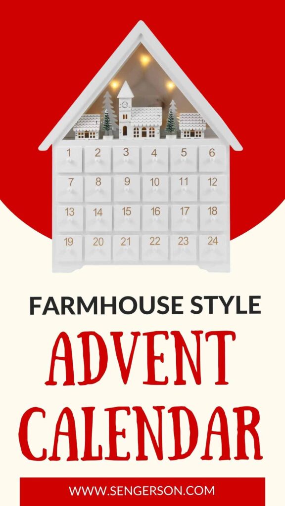 Farmhouse Style Advent Calendars