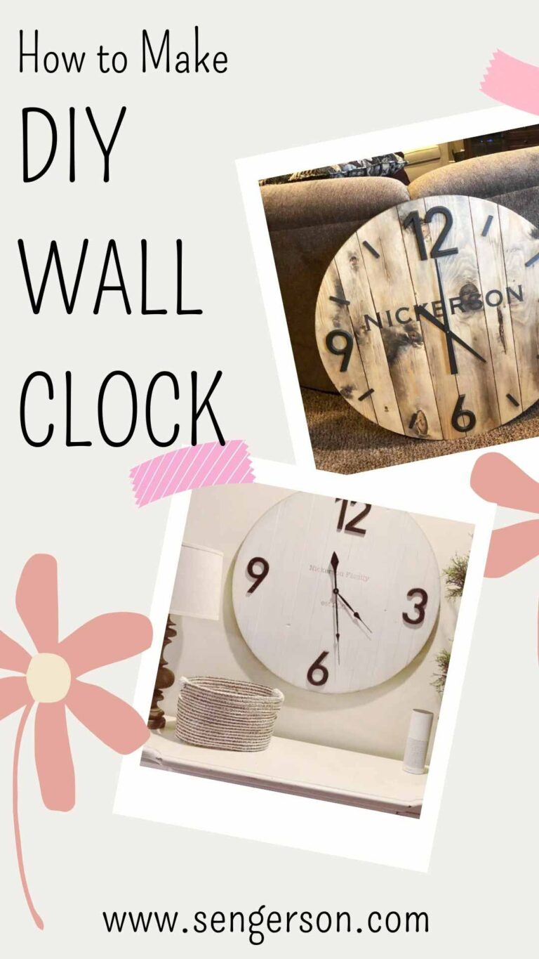 How to Make a DIY Wall Clock in 8 Easy Steps