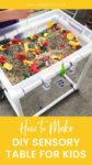 Homemade Sensory Table for Kids Using PVC Pipe
