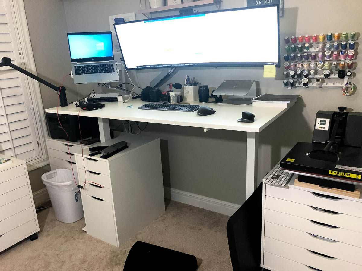The Best IKEA Alex Desk Hack (with drawers)