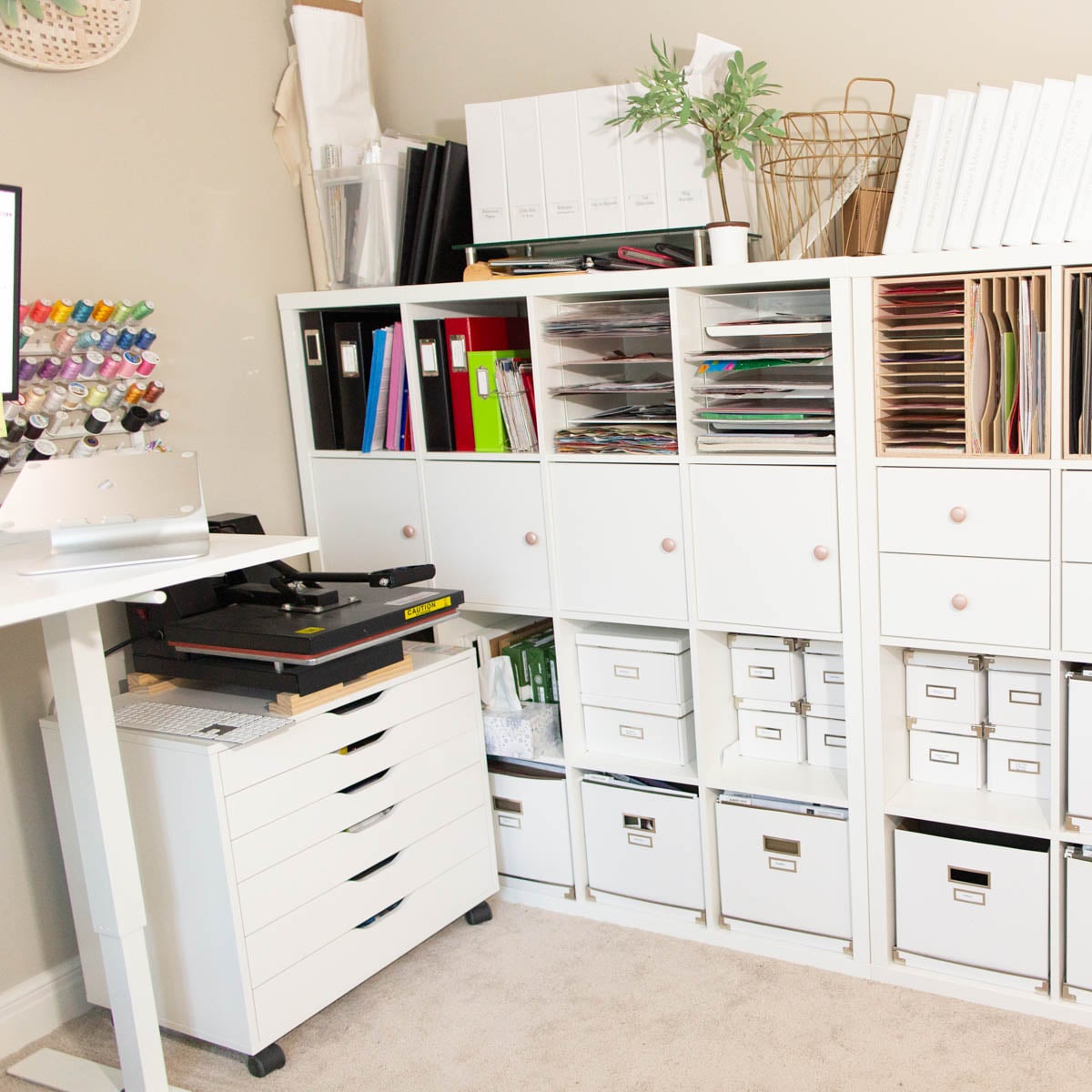 The Best IKEA Alex Desk Hack (with drawers)