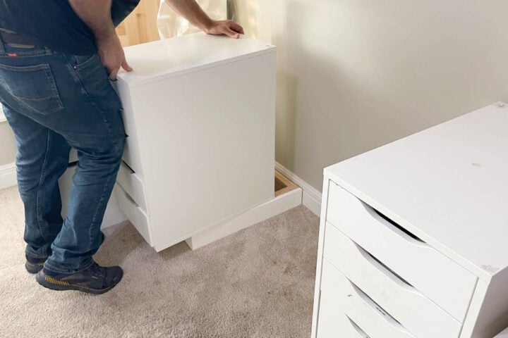 DIY Hack to Make IKEA Alex Desk Taller (Raise the Height)